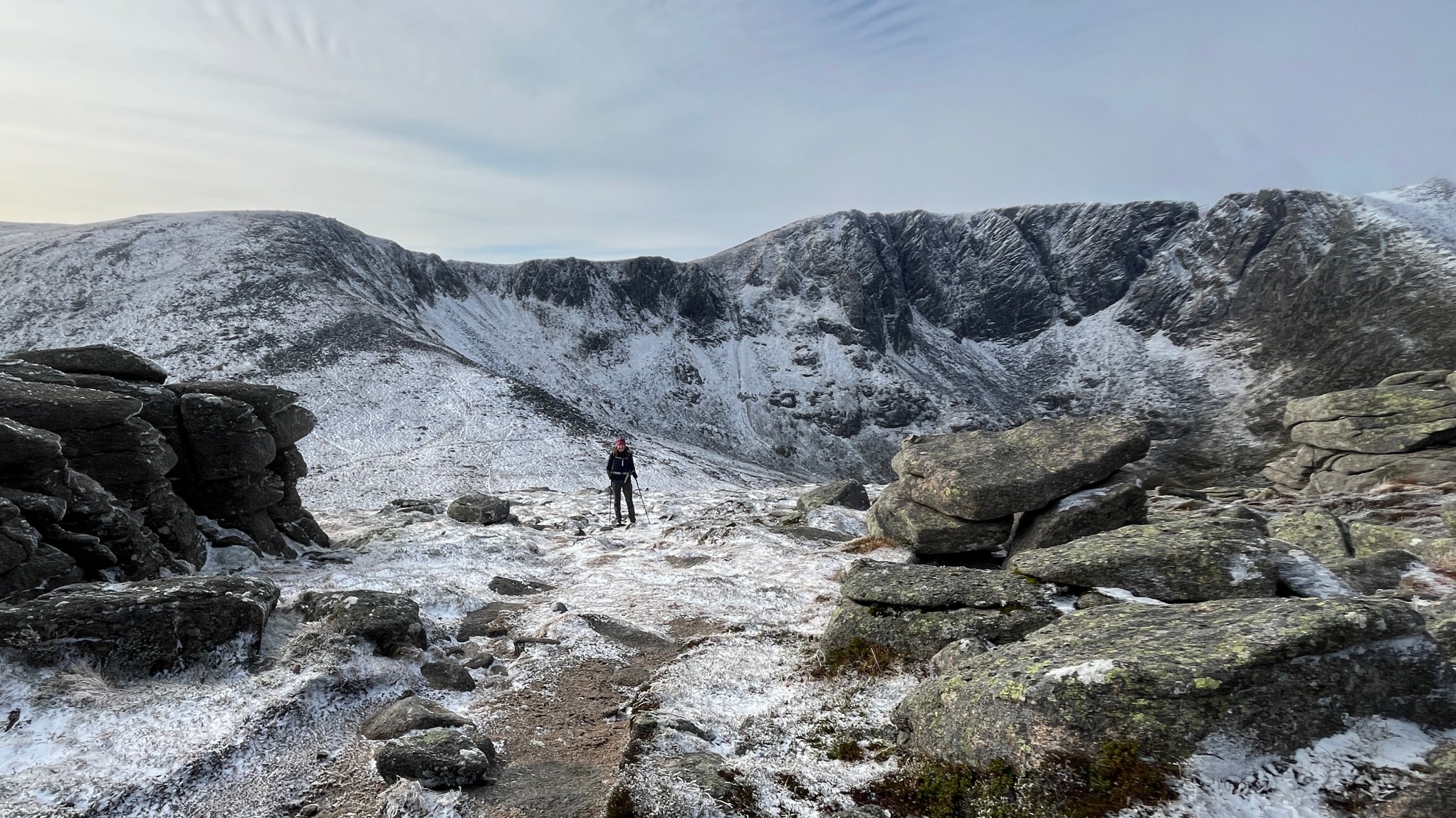 Meikle Pap – Clare, happiest outdoors!