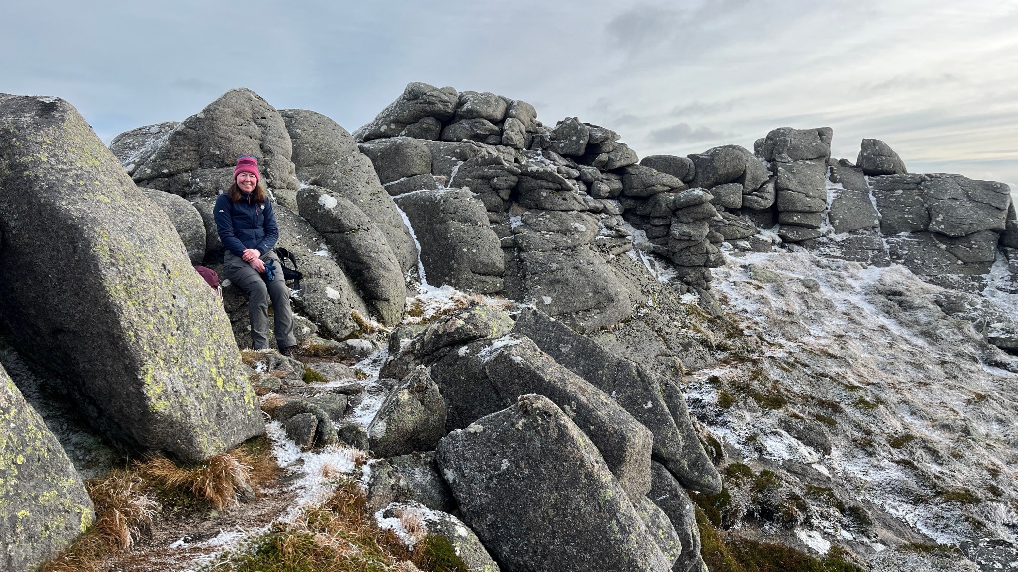 Meikle Pap – Clare, happiest outdoors!