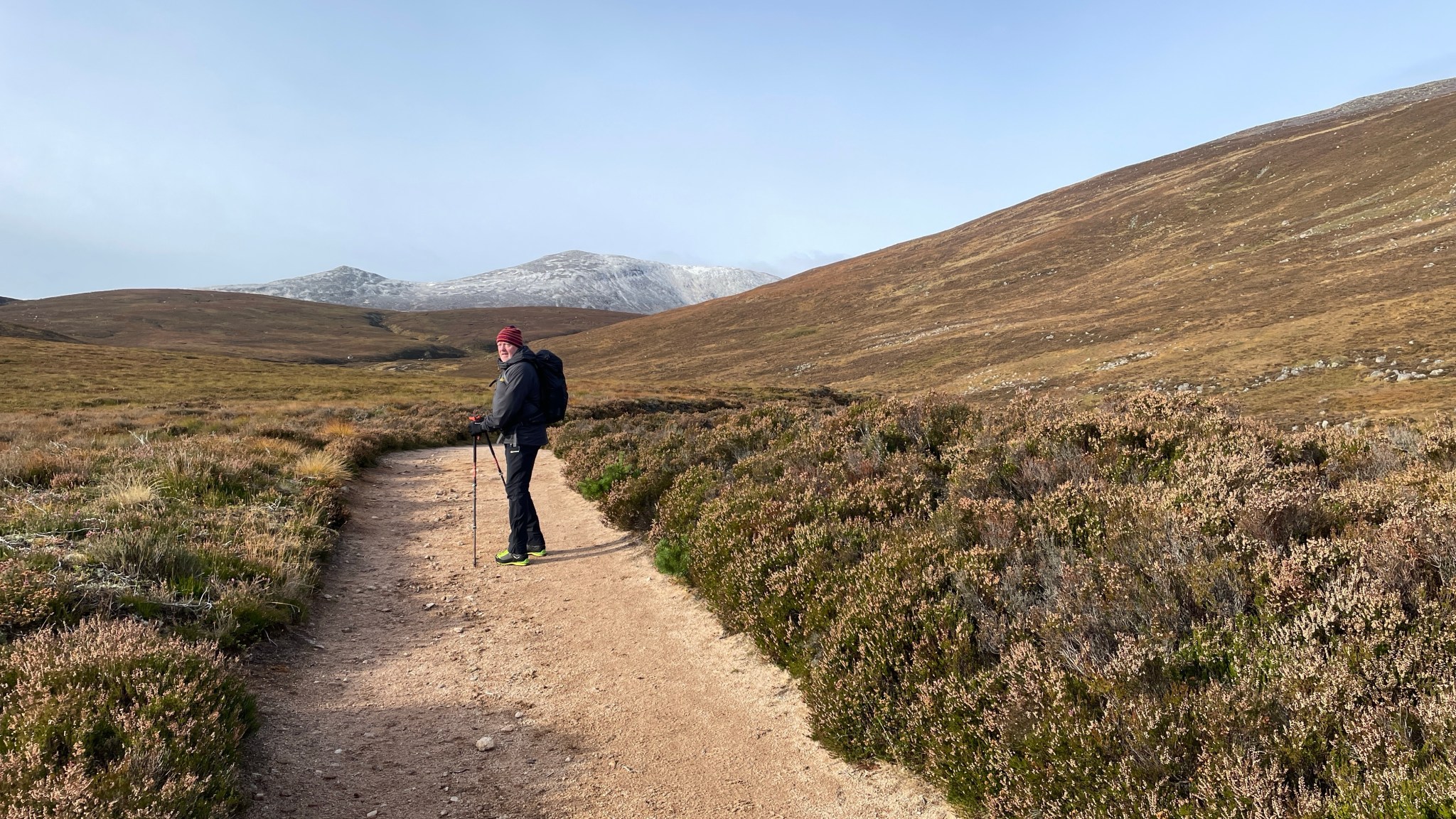 Meikle Pap – Clare, happiest outdoors!