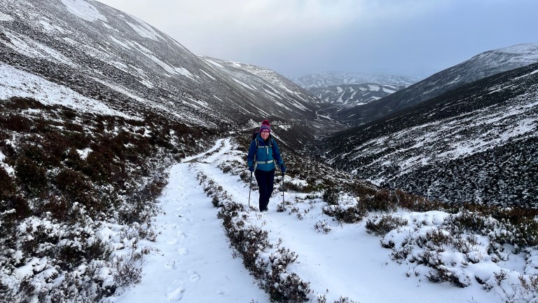 Carn Liath: First Walk of 2025 – Clare, happiest outdoors!